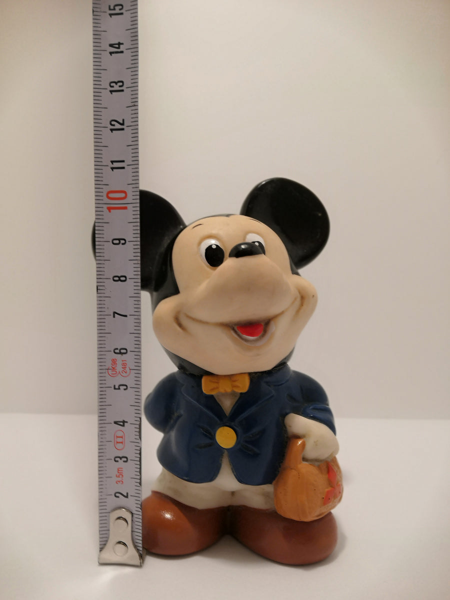 Vintage Walt Disney Mickey Mouse Mitsubishi Coin Slot Bank Sofubi Figu ...